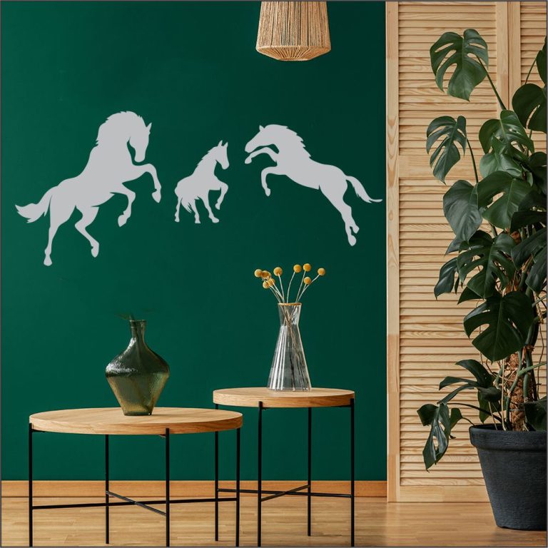 Adesivo de Parede Cavalos - Magazine do Adesivo